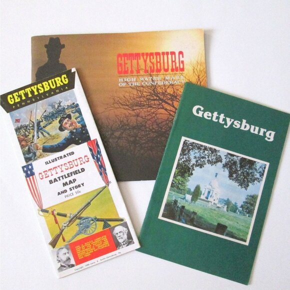 Vintage | Accents | Vintage Gettysburg Souvenir Lot 2 History Guide ...